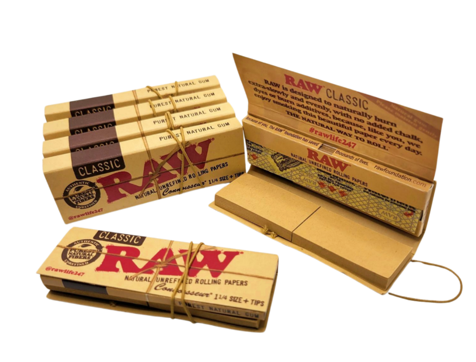 RAW (CLASSIC 1 1/4 SIZE + TIPS) – Smoke Shop